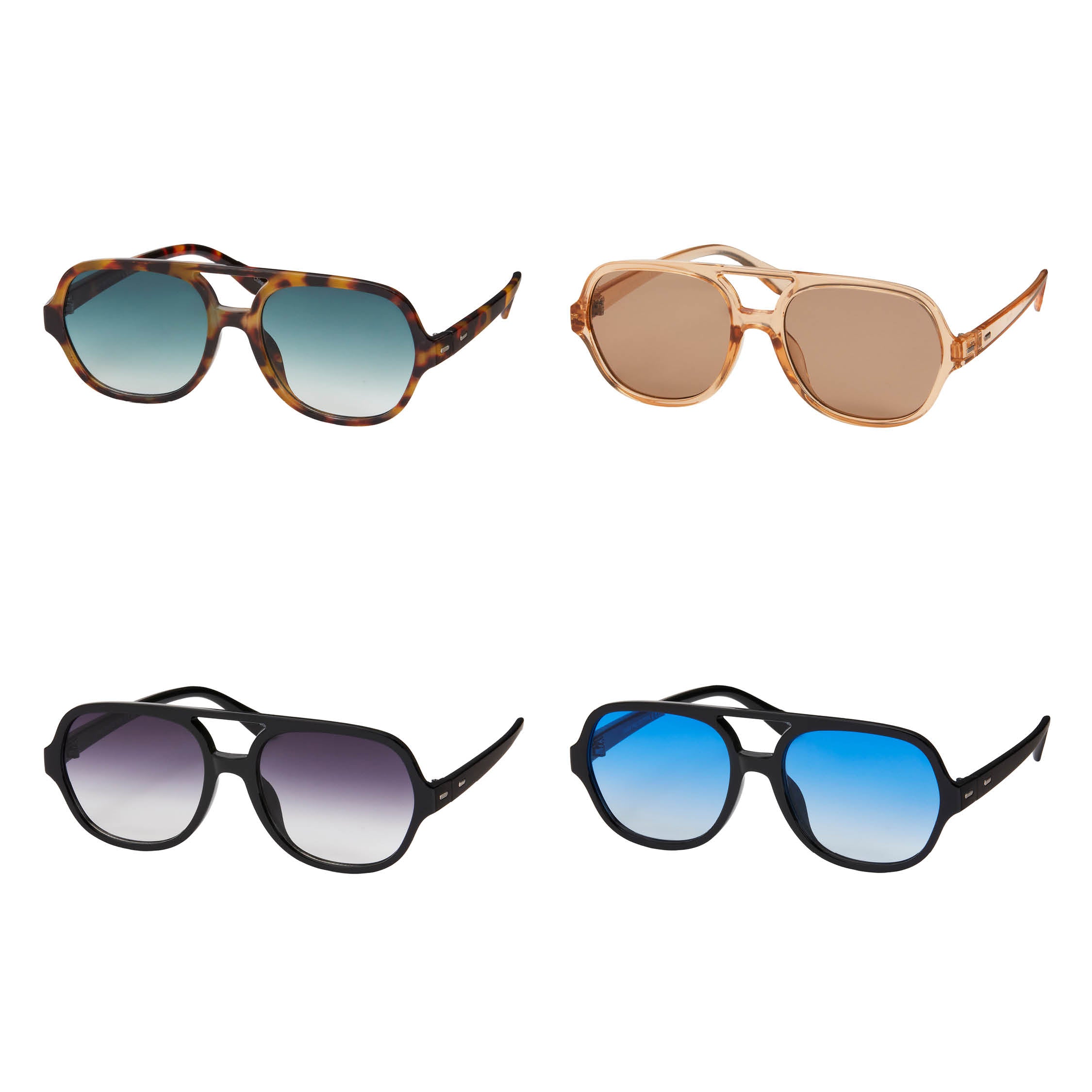 1167-NEW- Heritage - Aviator Sunglasses – Blue Gem Sunglasses & Blue ...